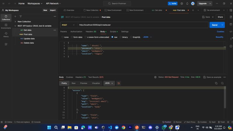 Arjun Gupta on LinkedIn: #mernstack #expressvalidator #webdevelopment # ... Arjun Gupta on LinkedIn: #mernstack #expressvalidator #webdevelopment # ...