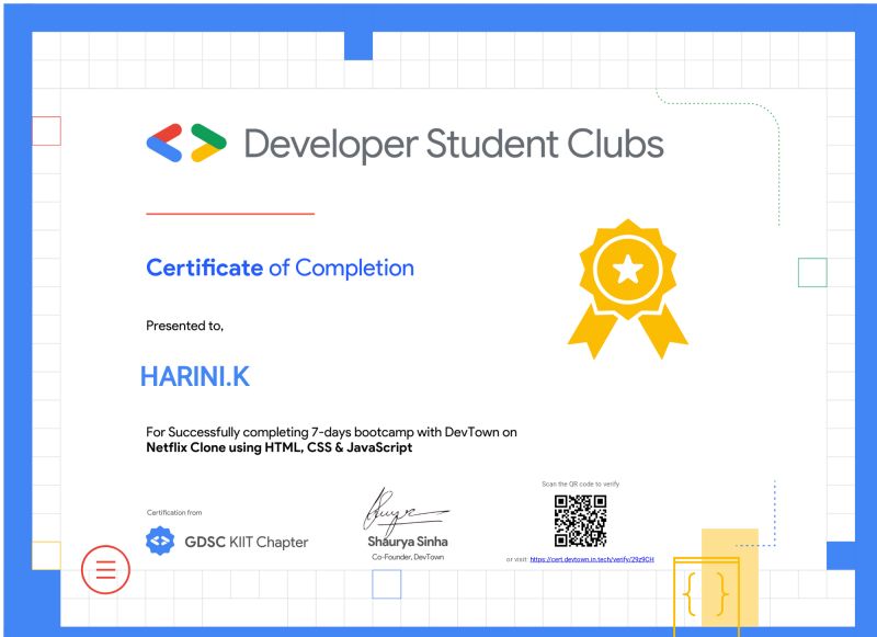 Harini K on LinkedIn: #webdevelopment #netflixclone #html #css # ... Harini K on LinkedIn: #webdevelopment #netflixclone #html #css # ...