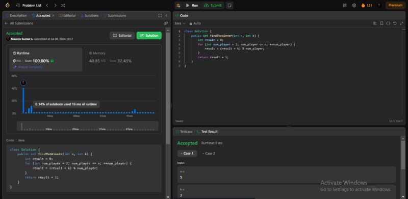 Naveen Kumar on LinkedIn: Leetcode problem of the day : Find the Winner ... Naveen Kumar on LinkedIn: Leetcode problem of the day : Find the Winner ...