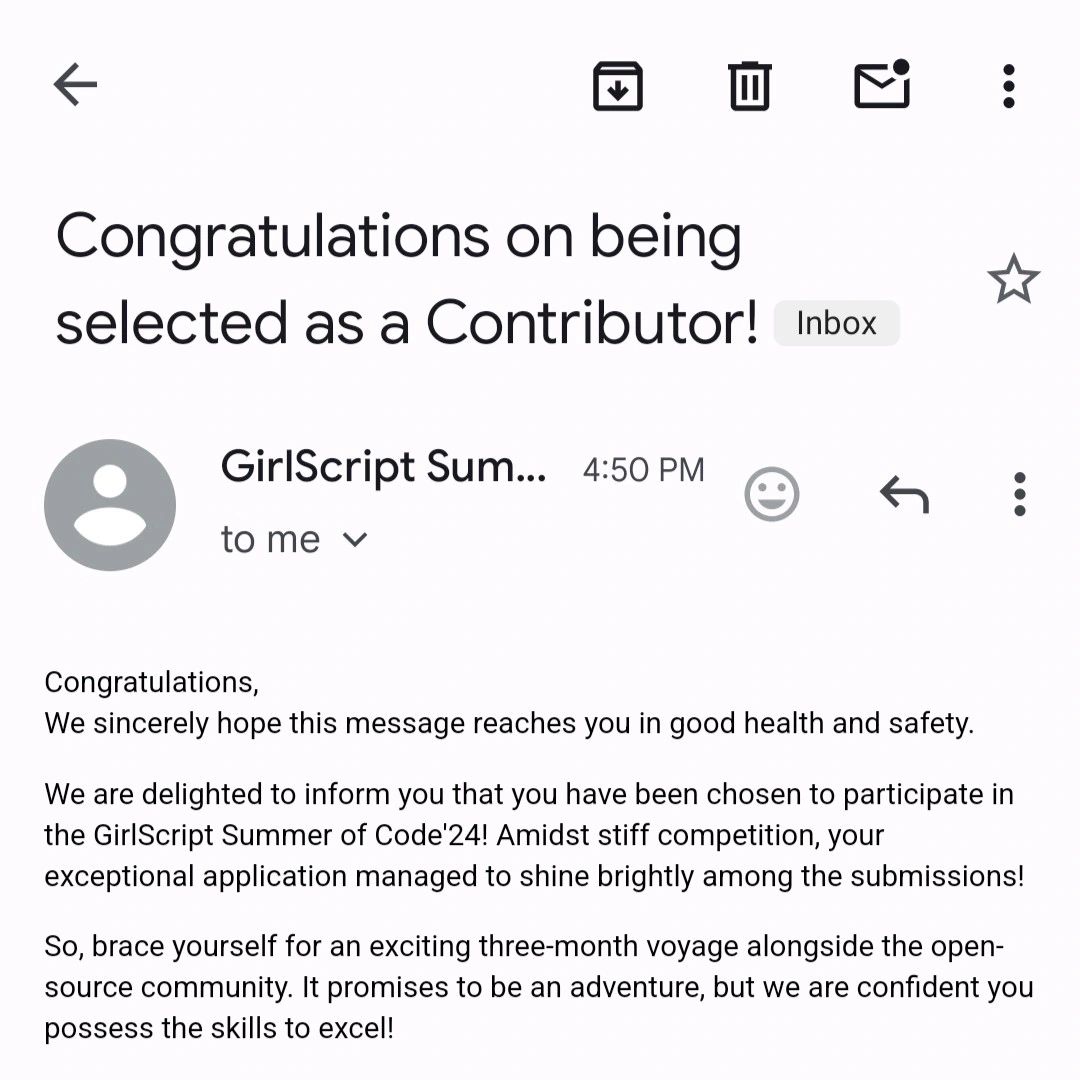 Anushka Singh on LinkedIn: #girlscriptsummerofcode #opensource # ... Anushka Singh on LinkedIn: #girlscriptsummerofcode #opensource # ...
