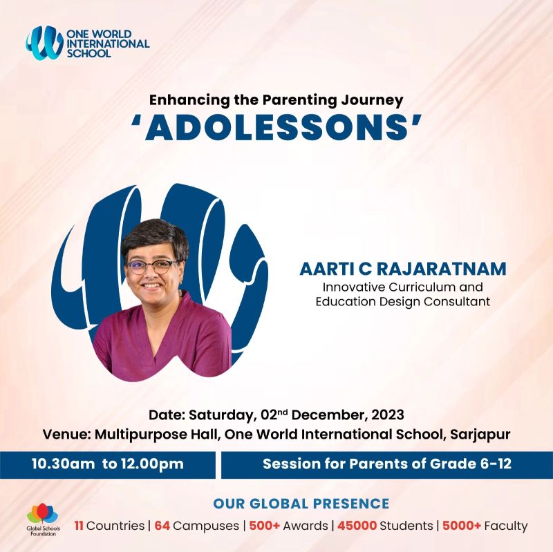Aarti C Rajaratnam on LinkedIn: #parenting #bangalore Aarti C Rajaratnam on LinkedIn: #parenting #bangalore