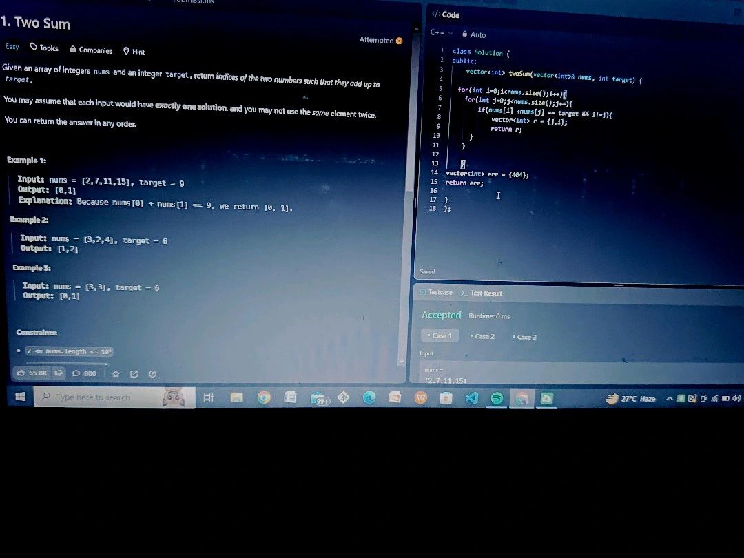Nikita Gupta on LinkedIn: # Day 1 of leetcode I started using a ... Nikita Gupta on LinkedIn: # Day 1 of leetcode I started using a ...