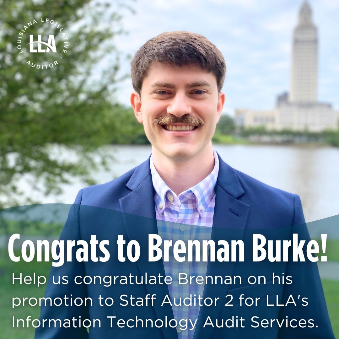 Louisiana Legislative Auditor on LinkedIn: #promotion #teammate #lla # ... Louisiana Legislative Auditor on LinkedIn: #promotion #teammate #lla # ...