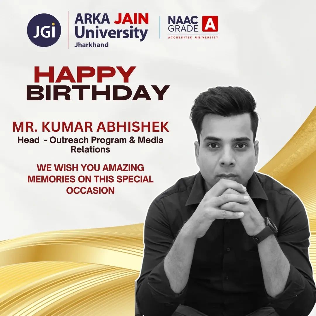ARKA JAIN University on LinkedIn: Join us in wishing a very happy ... ARKA JAIN University on LinkedIn: Join us in wishing a very happy ...