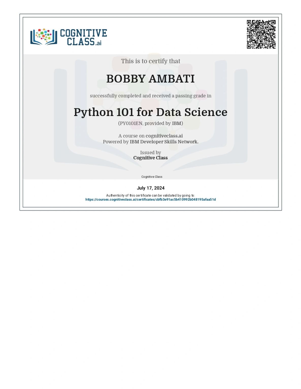Ambati bobby on LinkedIn: #python #datascience #ibm #ulsa #techskills # ... Ambati bobby on LinkedIn: #python #datascience #ibm #ulsa #techskills # ...