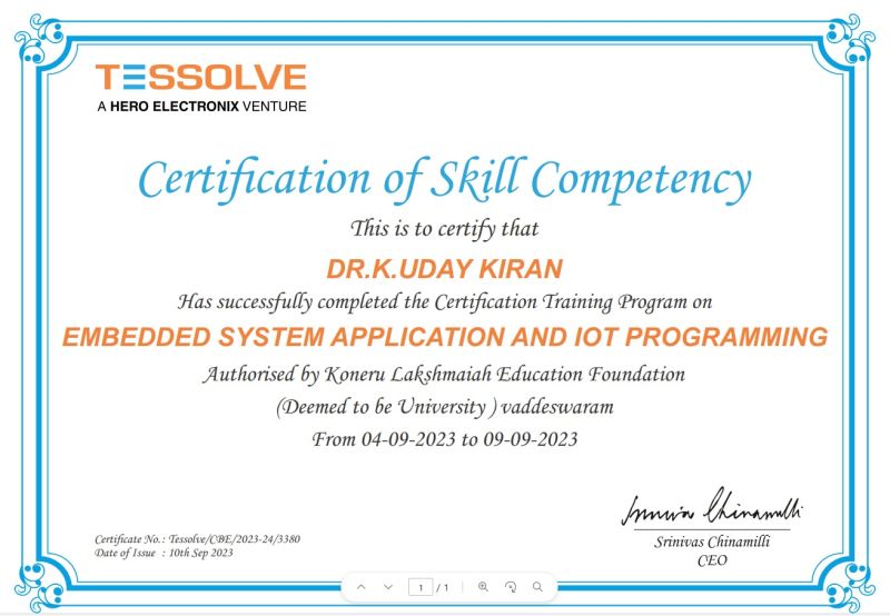 Dr.Uday Kiran on LinkedIn: I am Happy to share that I Enhanced Skill ... Dr.Uday Kiran on LinkedIn: I am Happy to share that I Enhanced Skill ...