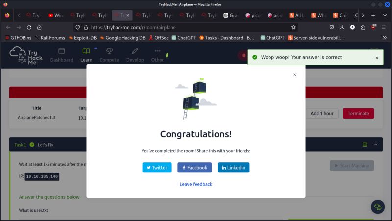 Akshay Katoch on LinkedIn: #tryhackme #airplane #ctf #cybersecurity Akshay Katoch on LinkedIn: #tryhackme #airplane #ctf #cybersecurity