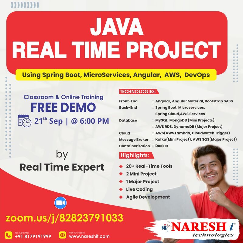 Naresh i Technologies on LinkedIn: #fullstackjava #corejava #java # ... Naresh i Technologies on LinkedIn: #fullstackjava #corejava #java # ...