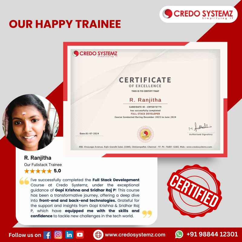 Credo Systemz on LinkedIn: #webdevelopmentsuccess #credochampion # ... Credo Systemz on LinkedIn: #webdevelopmentsuccess #credochampion # ...