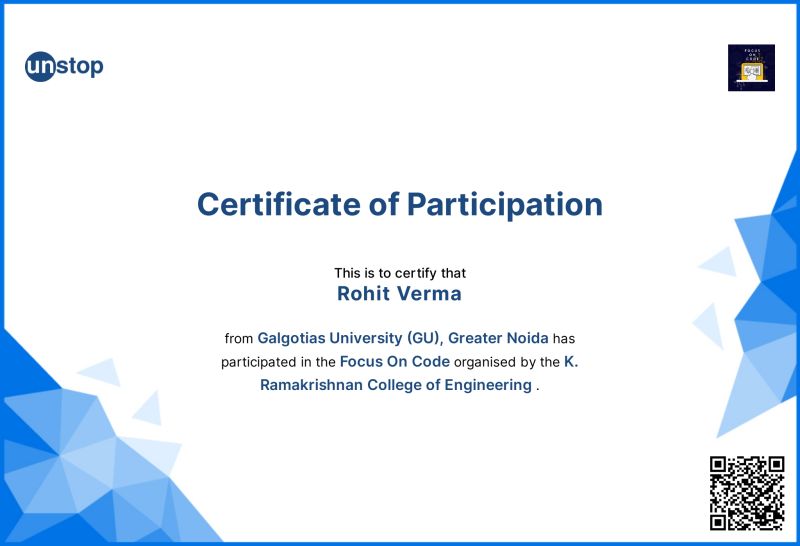 Rohit Verma on LinkedIn: #coding #competition #achievement #engineering ... Rohit Verma on LinkedIn: #coding #competition #achievement #engineering ...