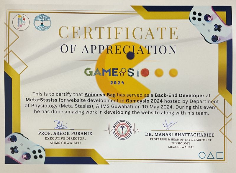 Animesh Bag on LinkedIn: #backenddevelopment #aiimsguwahati # ... Animesh Bag on LinkedIn: #backenddevelopment #aiimsguwahati # ...