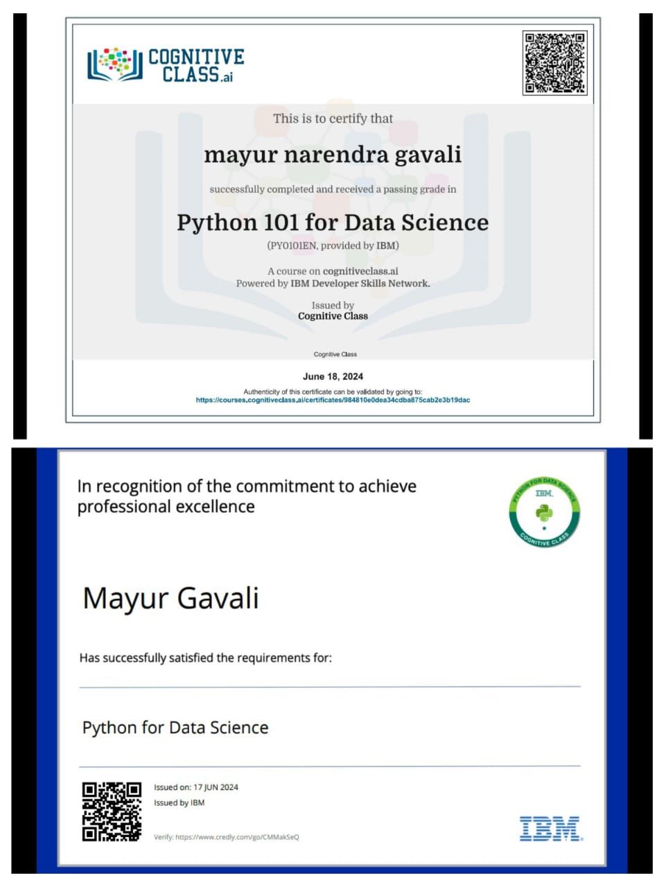 Mayur Gavali on LinkedIn: #datascience #python #ibm #certification # ... Mayur Gavali on LinkedIn: #datascience #python #ibm #certification # ...