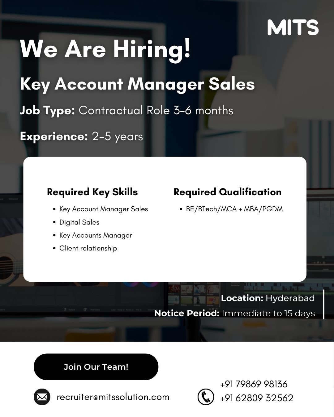 MITS Solution on LinkedIn: #mitssolution #hr #hiring #jobs #explorepage ... MITS Solution on LinkedIn: #mitssolution #hr #hiring #jobs #explorepage ...