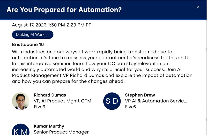 Richard Dumas on LinkedIn: #cctr #ai #cxsummit Richard Dumas on LinkedIn: #cctr #ai #cxsummit