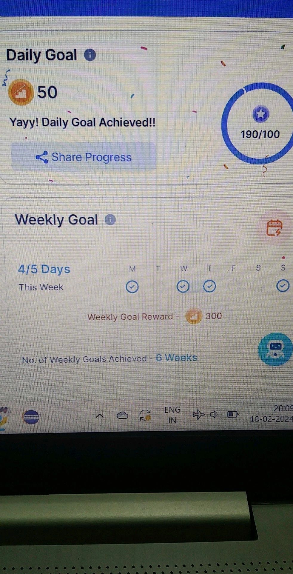 Ponne Gowtham on LinkedIn: Daily goal achieved 😊. But this week not ... Ponne Gowtham on LinkedIn: Daily goal achieved 😊. But this week not ...