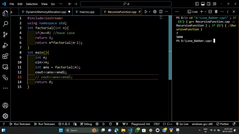 Sunita Panwar on LinkedIn: 1.Use Recursive Function find Factorial 2 ... Sunita Panwar on LinkedIn: 1.Use Recursive Function find Factorial 2 ...