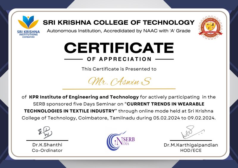 Aswin S on LinkedIn: hello my prestigious connections, I'm delighted to ... Aswin S on LinkedIn: hello my prestigious connections, I'm delighted to ...