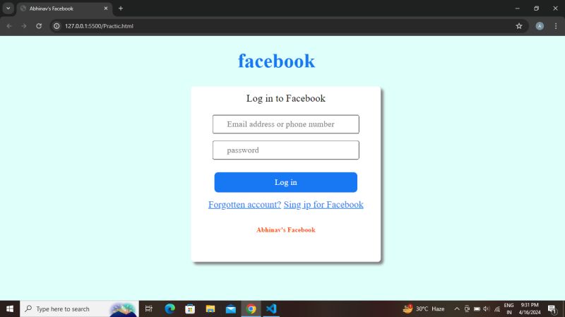 Abhinav Vashishtha on LinkedIn: #webdevelopment #html #css #meta #facebook Abhinav Vashishtha on LinkedIn: #webdevelopment #html #css #meta #facebook
