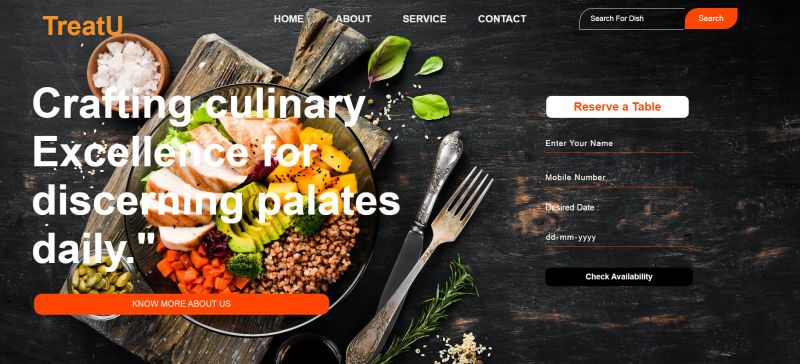 Designing a landing page for 'TreatU' | MUHAMMAD NASEEF MK posted on ... Designing a landing page for 'TreatU' | MUHAMMAD NASEEF MK posted on ...