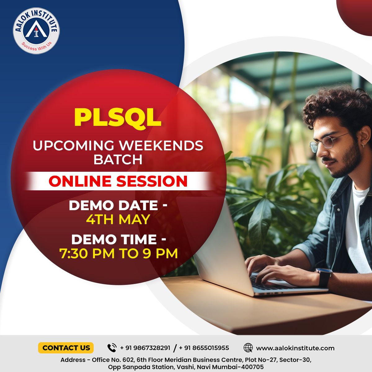 Learn PL/SQL with Aalok Institute | Aalok Institute posted on the topic ... Learn PL/SQL with Aalok Institute | Aalok Institute posted on the topic ...