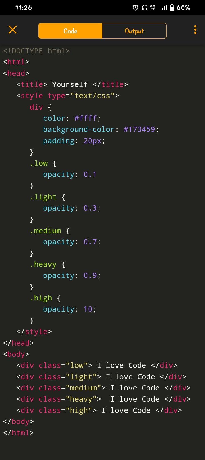 Ashish Dhingya on LinkedIn: #learning #css #html Ashish Dhingya on LinkedIn: #learning #css #html