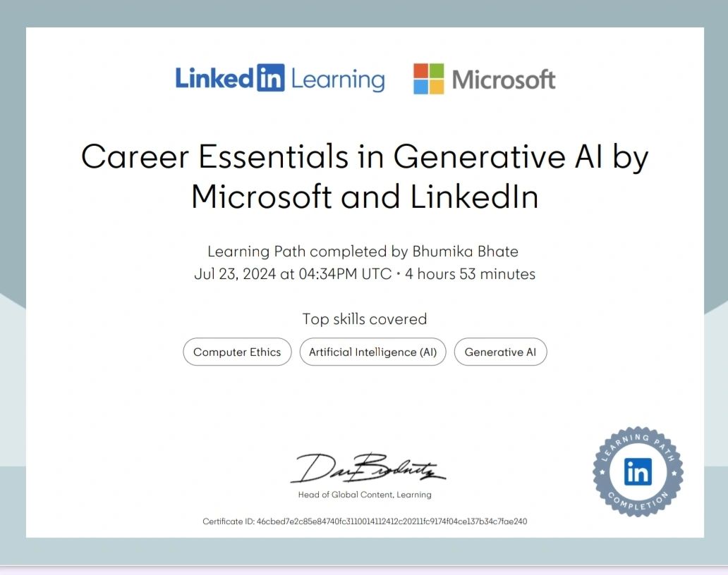 Bhumika Bhate on LinkedIn: #generativeai #computerethics # ... Bhumika Bhate on LinkedIn: #generativeai #computerethics # ...