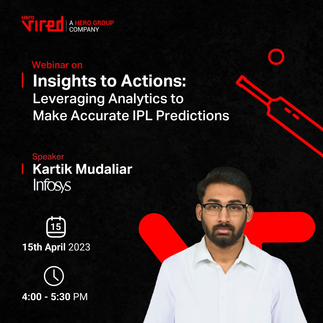 Hero Vired on LinkedIn: #webinar #ipl #matches #datascience #analytics ... Hero Vired on LinkedIn: #webinar #ipl #matches #datascience #analytics ...