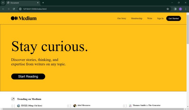 Chitranshu Arya on LinkedIn: Cloned a website landing page with ... Chitranshu Arya on LinkedIn: Cloned a website landing page with ...