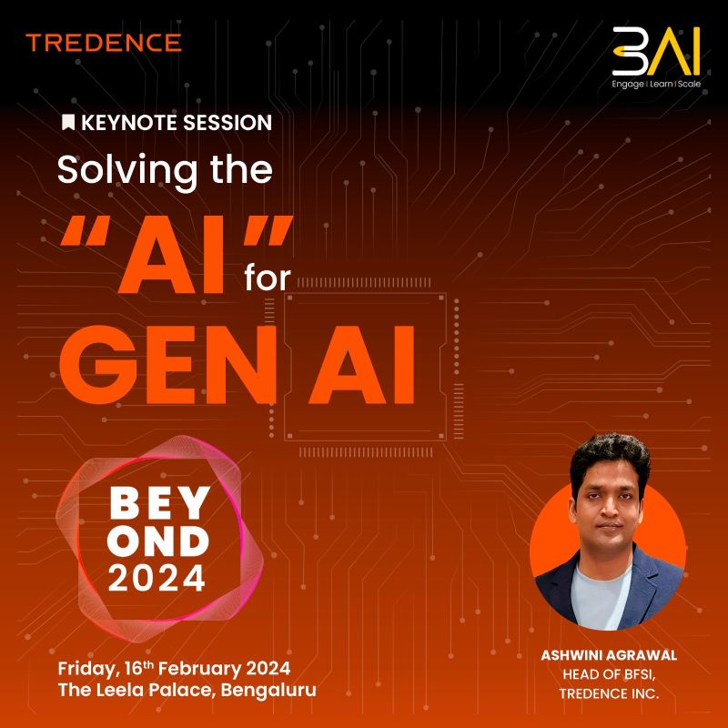 Ashwini Agrawal on AI roadmap at #BEYOND2024 | Tredence Inc. posted on ... Ashwini Agrawal on AI roadmap at #BEYOND2024 | Tredence Inc. posted on ...