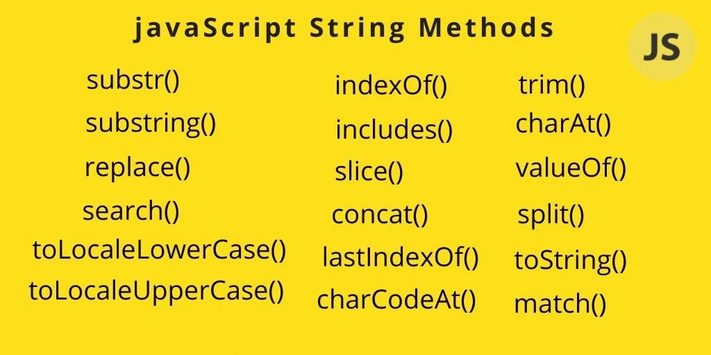 Ashwini Uppala on LinkedIn: #javascript #stringmethods Ashwini Uppala on LinkedIn: #javascript #stringmethods