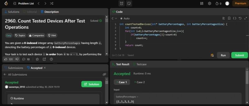 Sowmya S on LinkedIn: #leetcodechallenge #codingjourney Sowmya S on LinkedIn: #leetcodechallenge #codingjourney