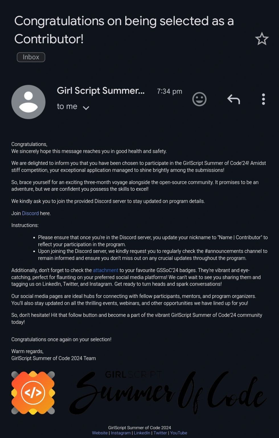 Simmi Kumari on LinkedIn: #gssoc2024 #opensource #codingcommunity Simmi Kumari on LinkedIn: #gssoc2024 #opensource #codingcommunity