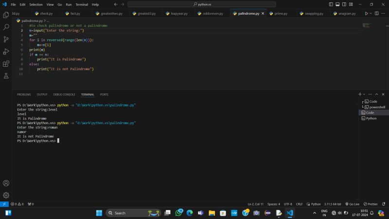 Jagadeshan M on LinkedIn: #python #coding #qriocity #programming #learn Jagadeshan M on LinkedIn: #python #coding #qriocity #programming #learn