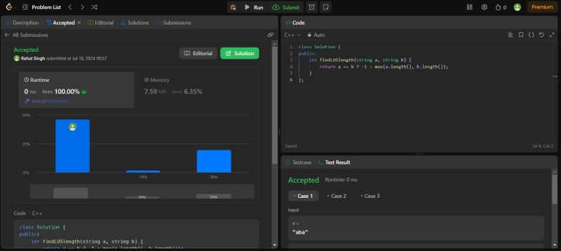 Rahul Singh on LinkedIn: #codingchallenge #100daysofcode #leetcode # ... Rahul Singh on LinkedIn: #codingchallenge #100daysofcode #leetcode # ...