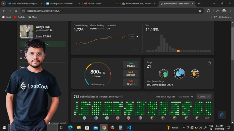 Aditya Patil on LinkedIn: #leetcode #problemsolving #achievementunlocked Aditya Patil on LinkedIn: #leetcode #problemsolving #achievementunlocked