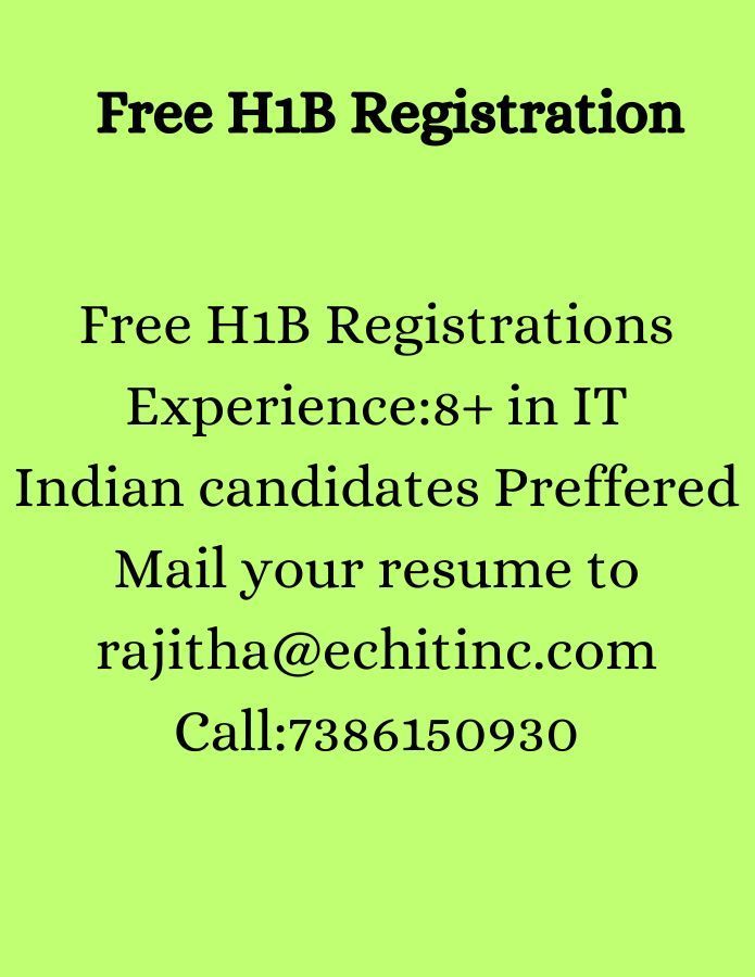 Vinay Chary on LinkedIn: #h1bsponorship #free #h1b #javadeveloper # ... Vinay Chary on LinkedIn: #h1bsponorship #free #h1b #javadeveloper # ...
