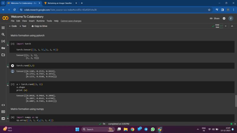 Yogeshwaran A on LinkedIn: #pytorch #python #learningprogress #tensor # ... Yogeshwaran A on LinkedIn: #pytorch #python #learningprogress #tensor # ...