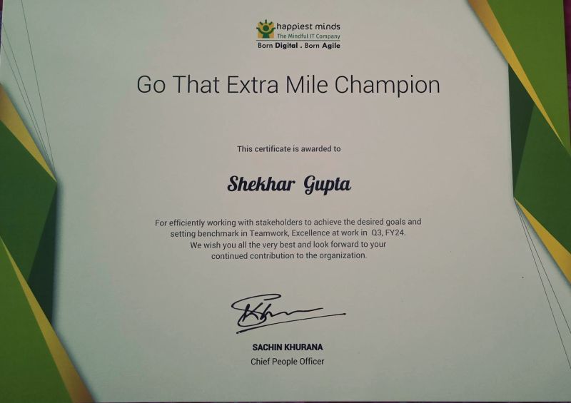 Shekhar Gupta on LinkedIn: #proudmoment #hardworkpaysoff Shekhar Gupta on LinkedIn: #proudmoment #hardworkpaysoff
