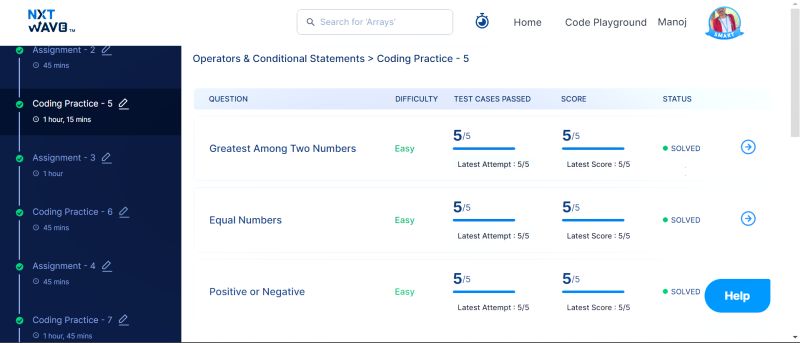 Manoj Moparthi on LinkedIn: #nxtwave #ccbp #ccbpian #rahul Manoj Moparthi on LinkedIn: #nxtwave #ccbp #ccbpian #rahul