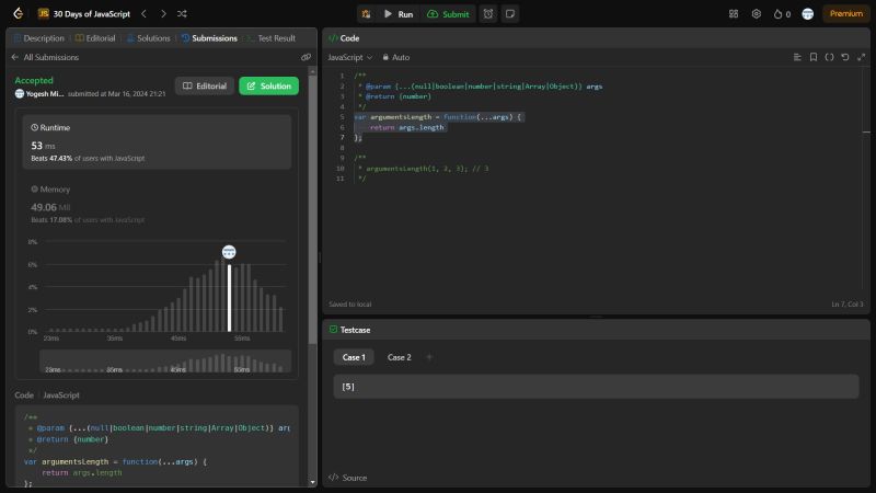 Yogesh Mind on LinkedIn: #100daysofcode #leetcode #javascript # ... Yogesh Mind on LinkedIn: #100daysofcode #leetcode #javascript # ...