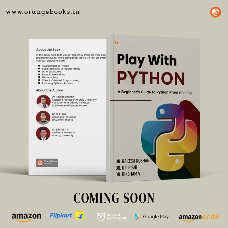 Dr. Rakesh Roshan on LinkedIn: #python #pythonbook Dr. Rakesh Roshan on LinkedIn: #python #pythonbook