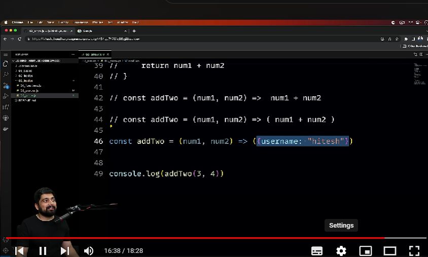 Vaibhav Shukla on LinkedIn: #javascript #learningtocode #chaiorcode #day19 Vaibhav Shukla on LinkedIn: #javascript #learningtocode #chaiorcode #day19
