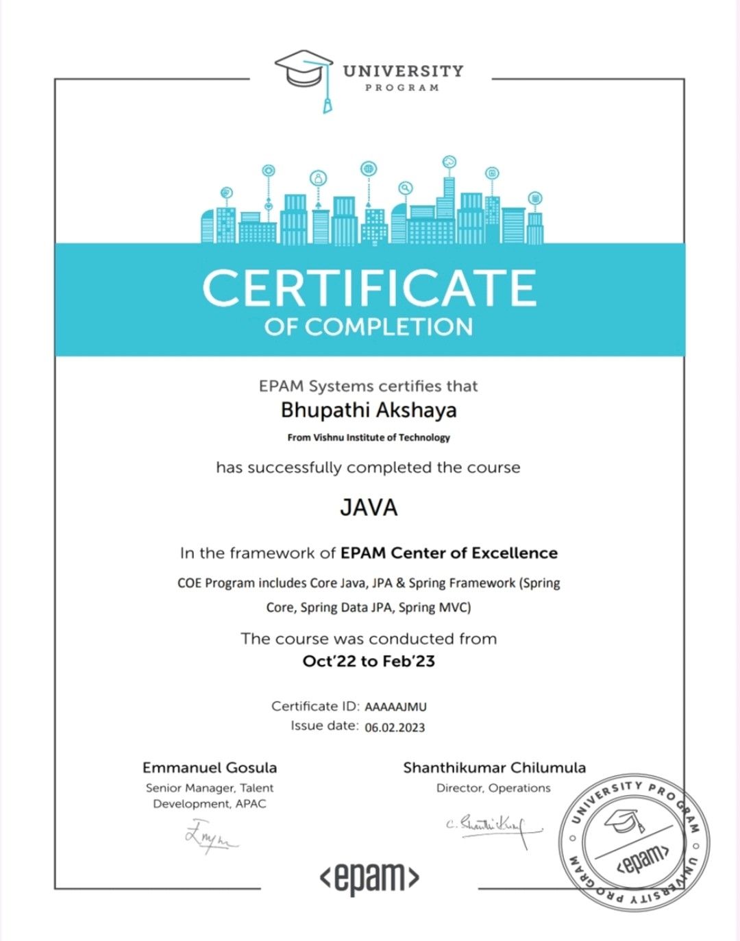 Akshaya Bhupathi on LinkedIn: #java #epamsystems #javaprogramming # ... Akshaya Bhupathi on LinkedIn: #java #epamsystems #javaprogramming # ...