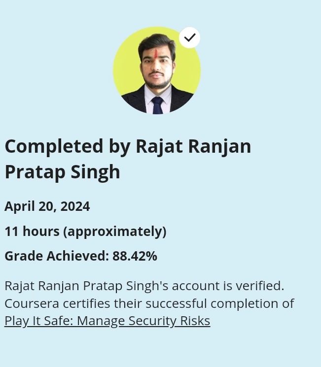 Rajat Ranjan Pratap Singh posted on LinkedIn Rajat Ranjan Pratap Singh posted on LinkedIn