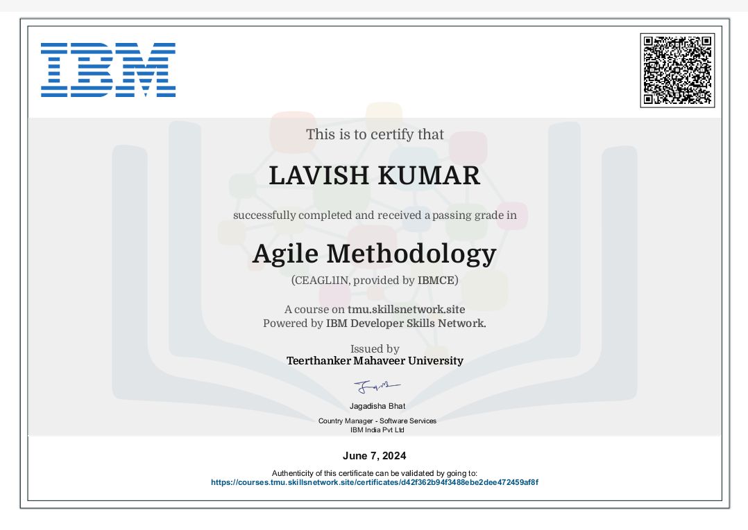 Lavish Kumar on LinkedIn: Excited to share that I have successfully ... Lavish Kumar on LinkedIn: Excited to share that I have successfully ...