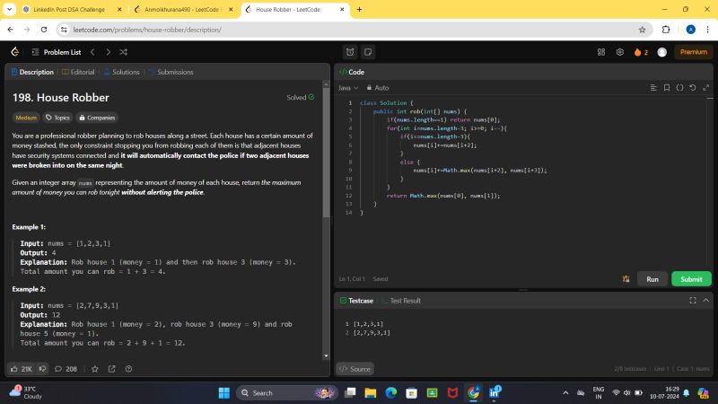 Anmol Khurana on LinkedIn: #dsachallenge #leetcode #codinglife # ... Anmol Khurana on LinkedIn: #dsachallenge #leetcode #codinglife # ...
