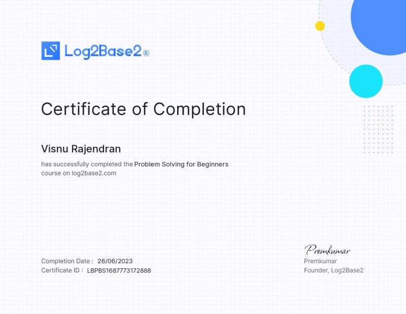 Visnu R. on LinkedIn: #log2base2 #coding Visnu R. on LinkedIn: #log2base2 #coding