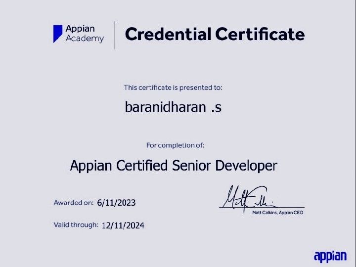 BARANIDHARAN S on LinkedIn: #learningisearning | 22 comments BARANIDHARAN S on LinkedIn: #learningisearning | 22 comments