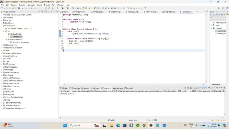 Abstract class: two ways to achieve abstraction in java | Arun Kinwad ... Abstract class: two ways to achieve abstraction in java | Arun Kinwad ...