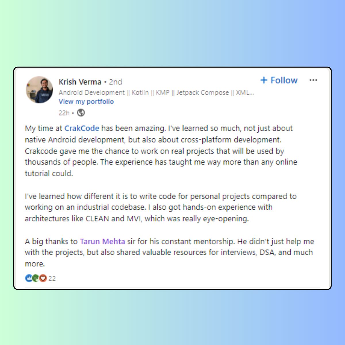 CrakCode on LinkedIn: #techjourney #crakcode #developerlife #mentorship ... CrakCode on LinkedIn: #techjourney #crakcode #developerlife #mentorship ...